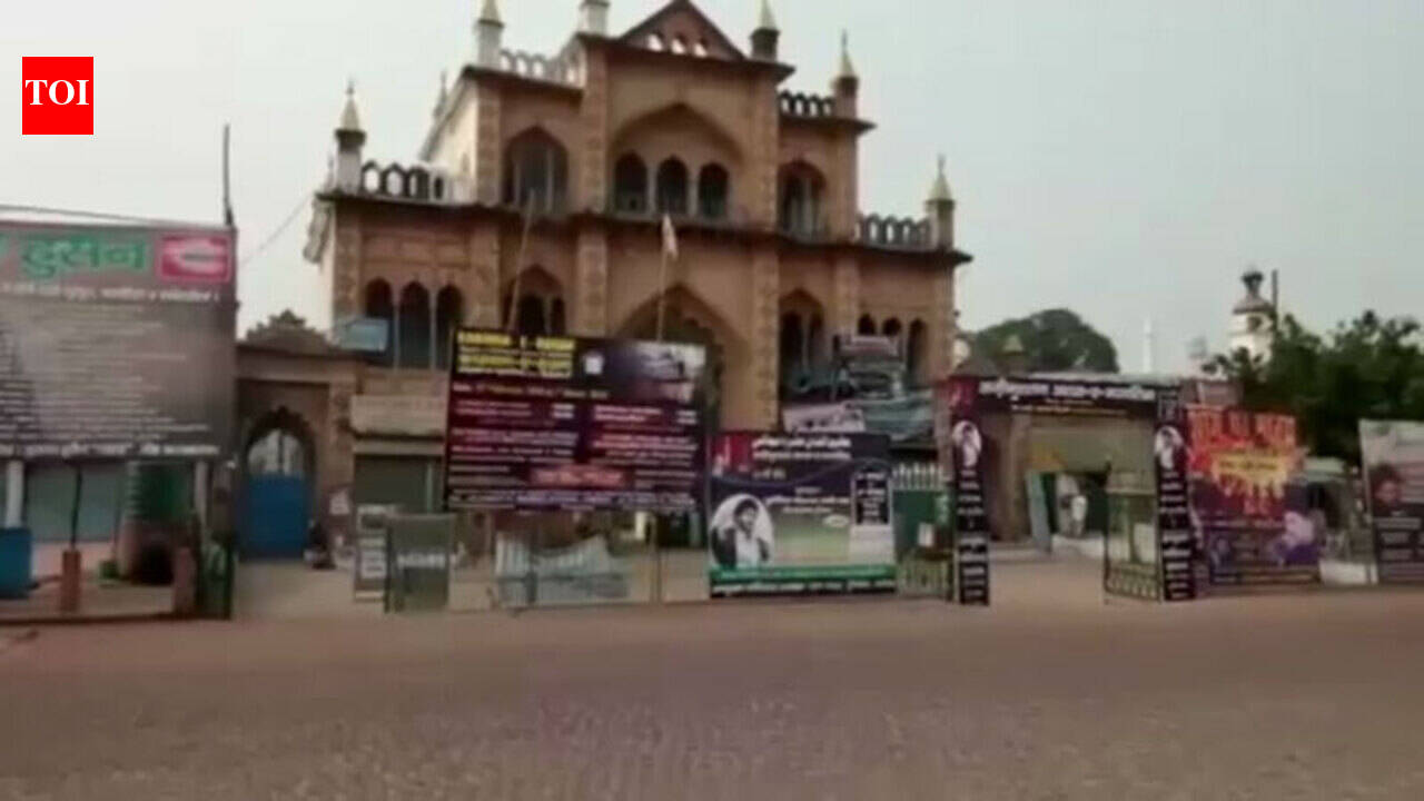 Monumental crisis! Posters on heritage structures in Lucknow present an ...