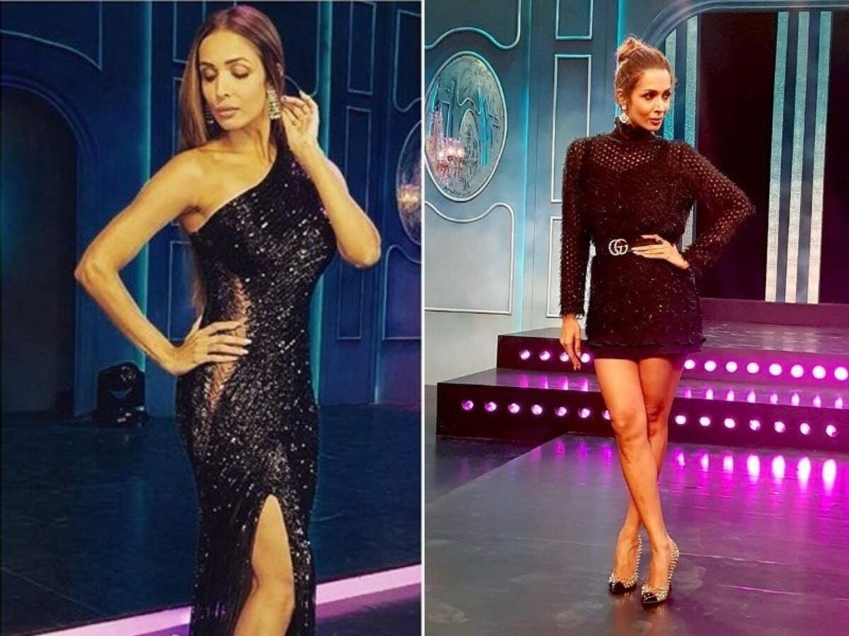 Here are 7 times that Malaika Arora won fashion by working all-black ...