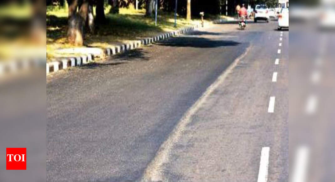 Patch work on main road near Sec 28 proving risky | Chandigarh News ...