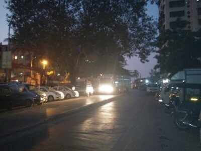 no street lights - Times of India