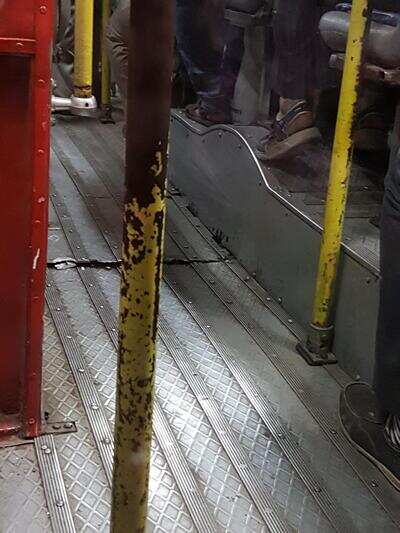 Bus Floor Damage - Times of India