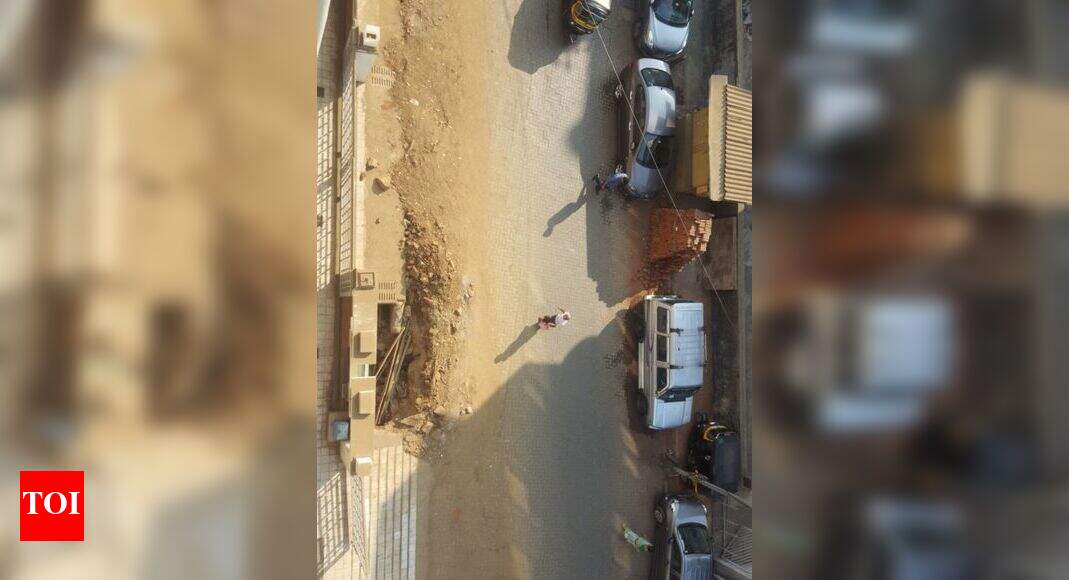 digging up roads and not clearing it fast - Times of India