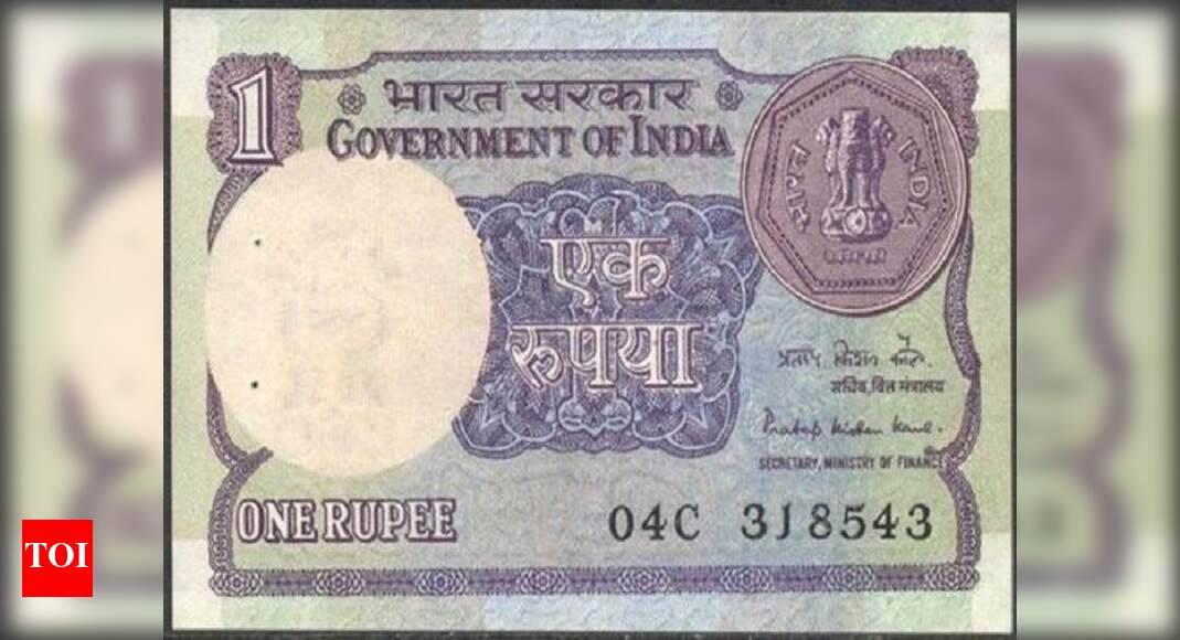 One Rupee note: Little blue one rupee note turns 100 today, no ...