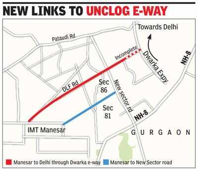 Two more roads to boost Gurgaon-Manesar connectivity | Gurgaon News ...