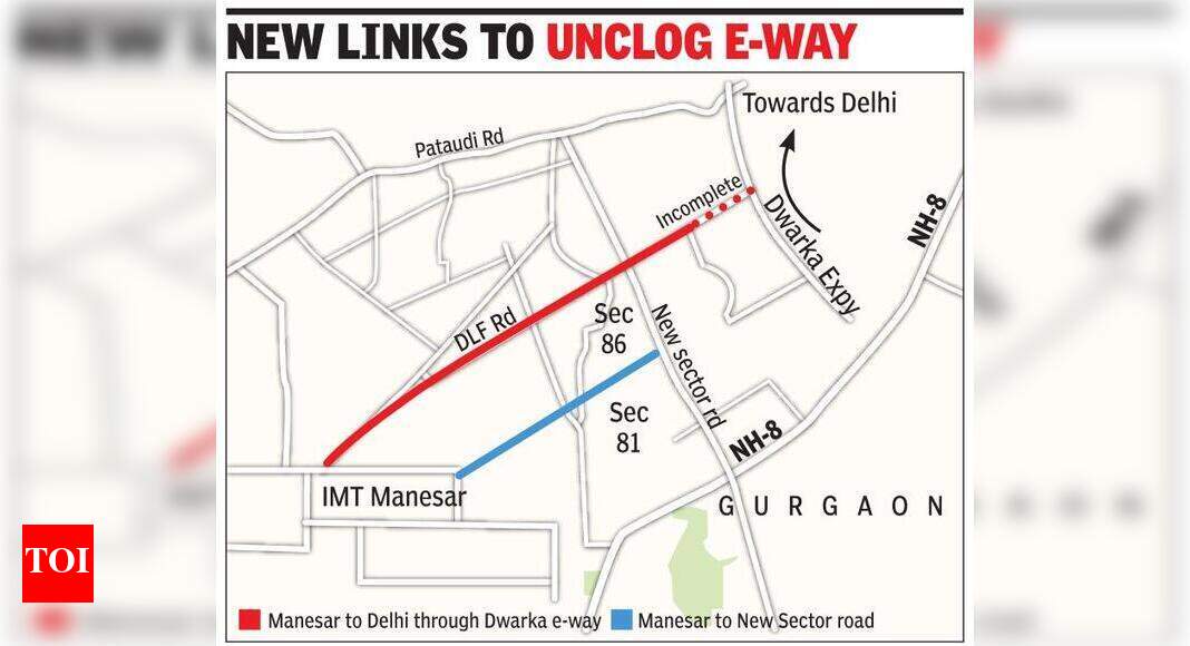 Two more roads to boost Gurgaon-Manesar connectivity | Gurgaon News ...