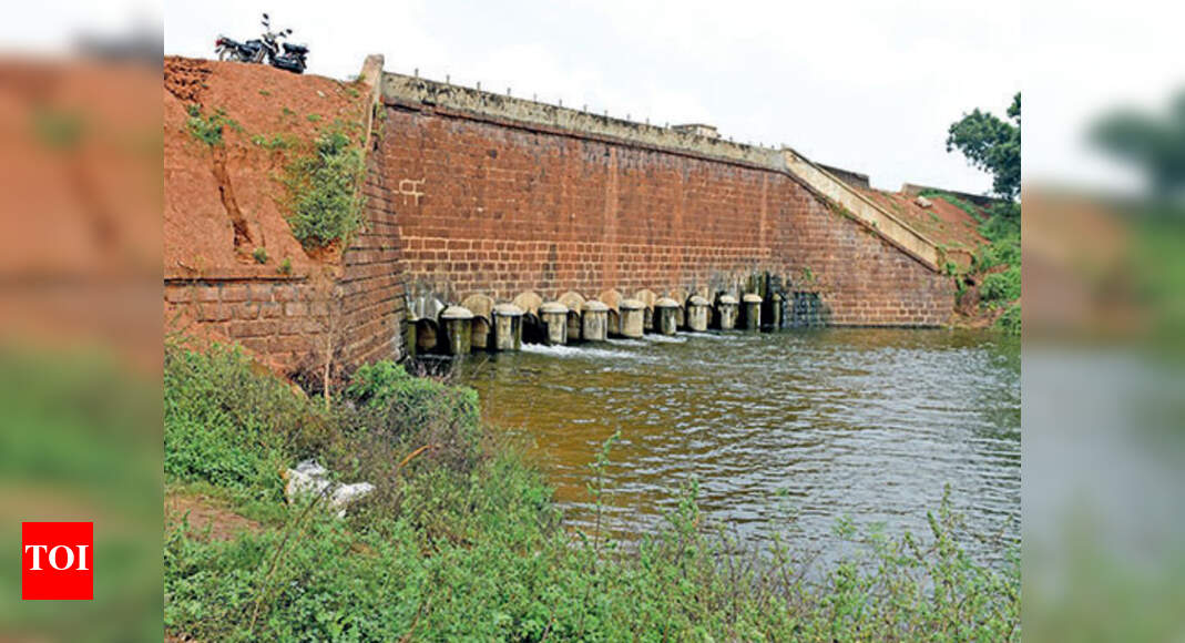 Collapsed dam wall yet to be repaired | Chennai News - Times of India