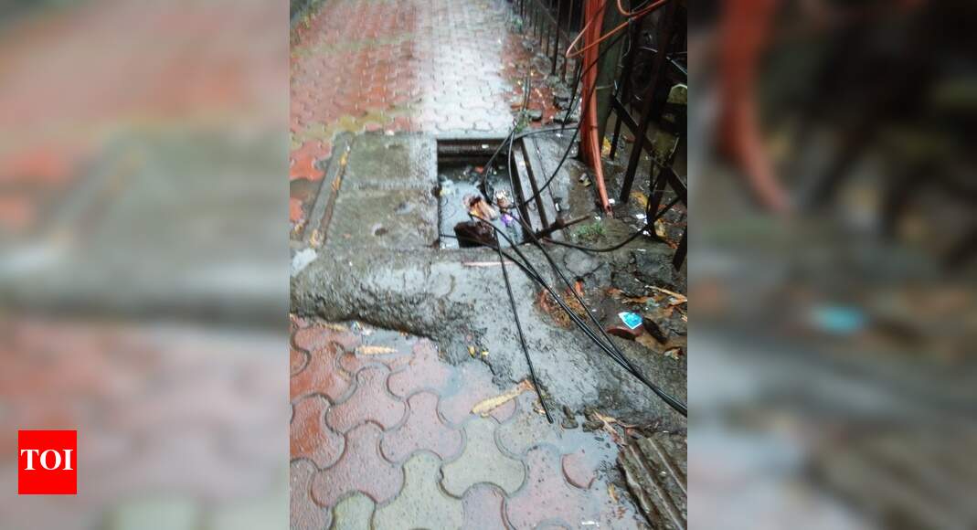 open manholes - Times of India