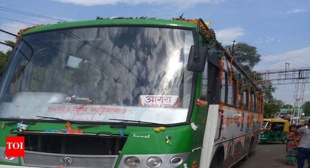 Janrath AC bus service to Jaipur flagged off | Lucknow News - Times of ...