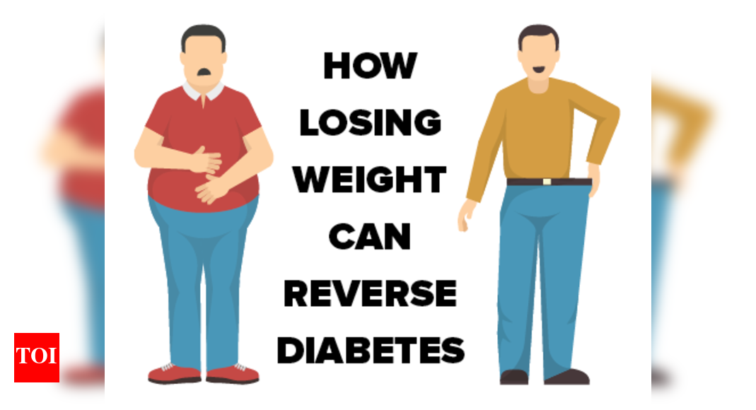 Infographic Losing Weight Can Reverse Diabetes Study Times Of India