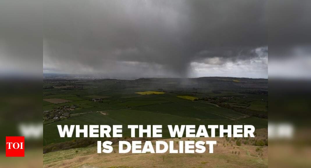 Infographic: Countries most affected by extreme weather - Times of India