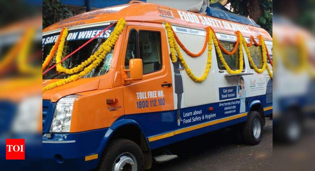 Food Testing Van: Mobile food testing van launched | Goa News - Times ...