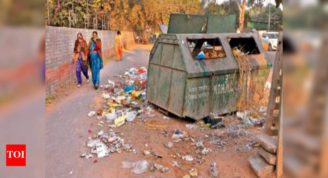 Overflowing dumpsters litter streets, irk residents in Nayagaon ...