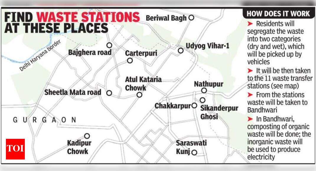 Waste transfer stations to come up at 11 places in city, CM kicks off ...