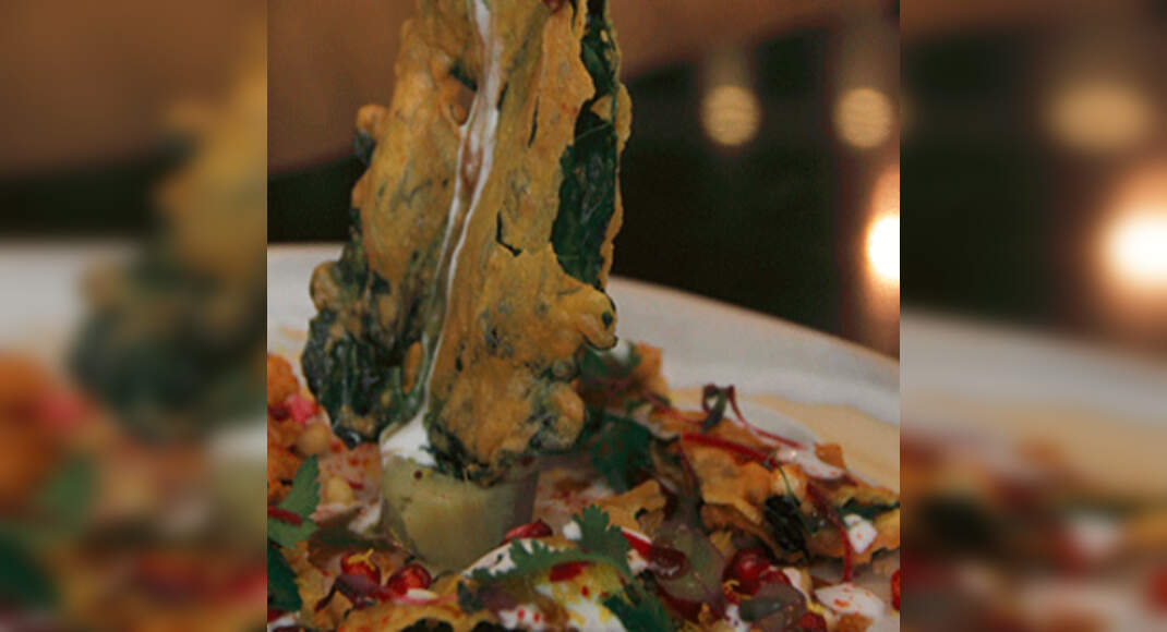 Kale Pakoda Chaat Recipe: How to Make Kale Pakoda Chaat Recipe ...