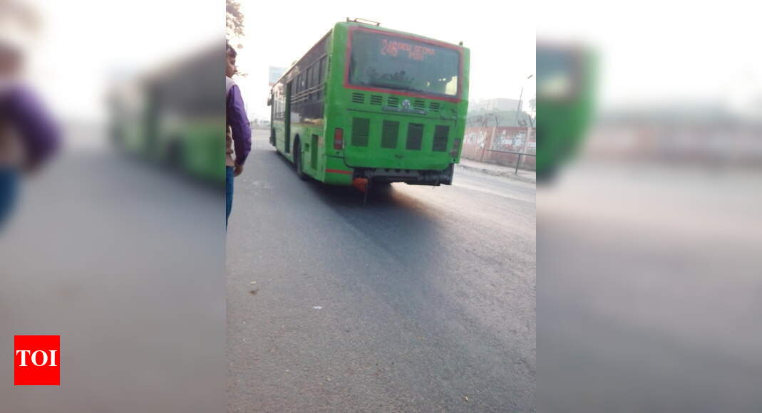 Very bad condition of DTC buses - Times of India