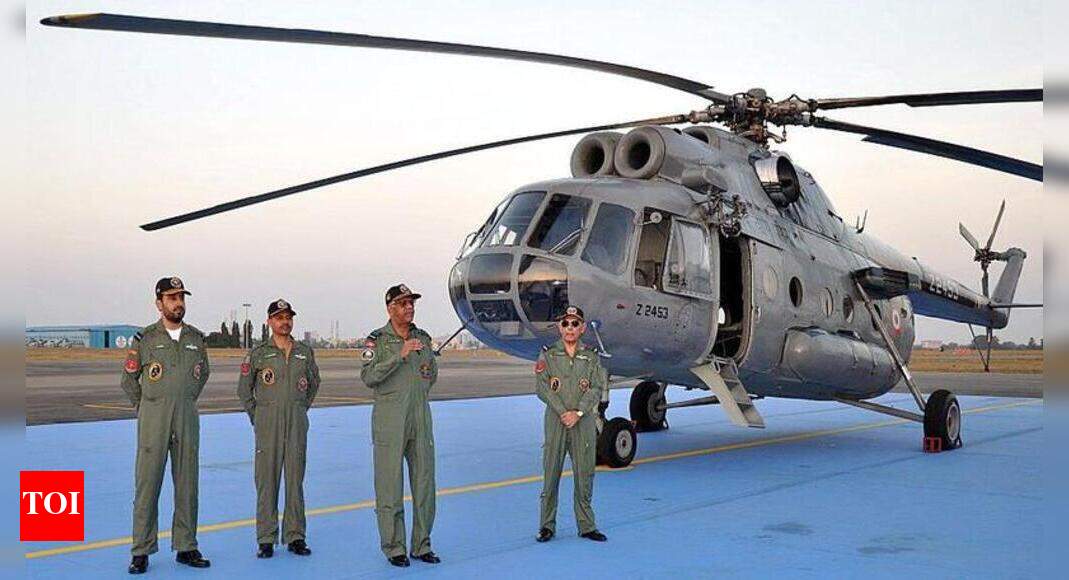 IAF bids adieu to Soviet-era chopper MI-8 | Bengaluru News - Times of India