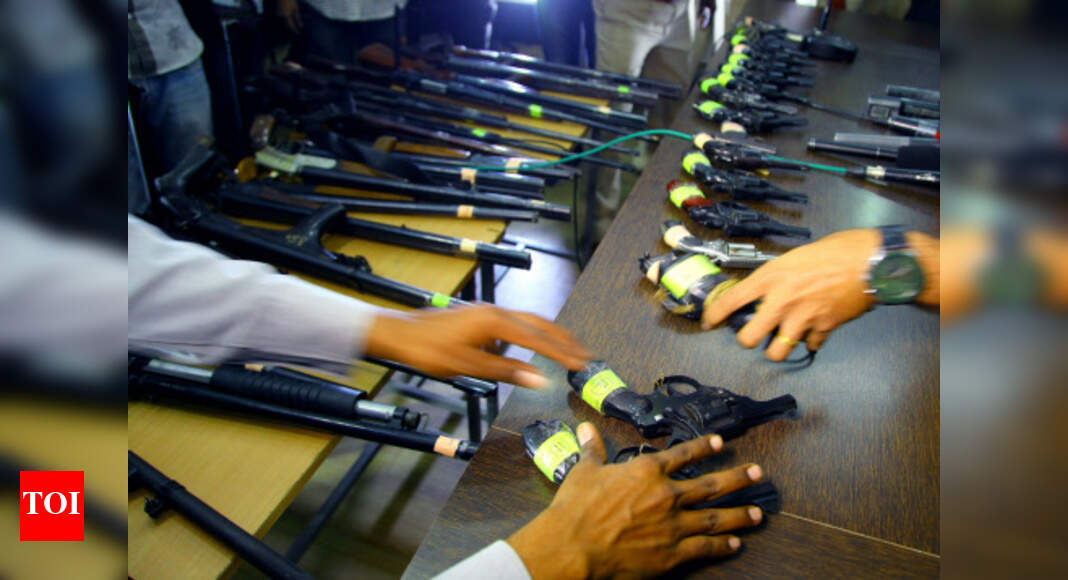 AK-47, 1300 cartridges among huge cache of arms seized | Patna News ...