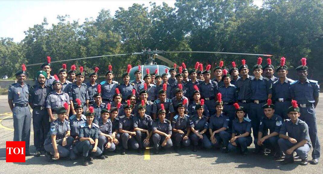 NCC cadets undergoing training at Air Force Academy, Dundigal ...