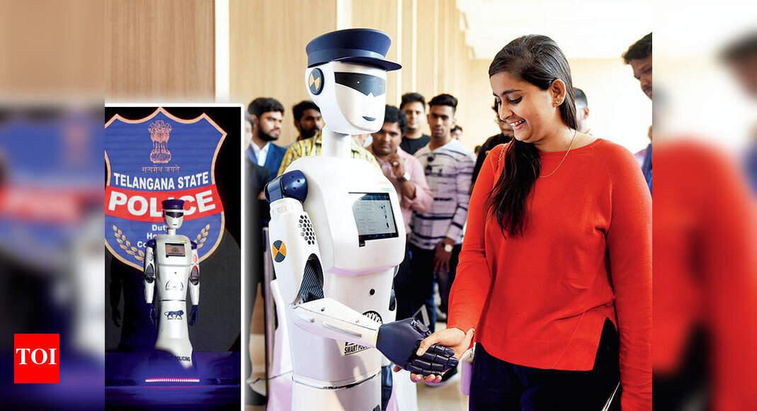 Meet Hyderabad’s very own robocop! | Hyderabad News - The Times of India