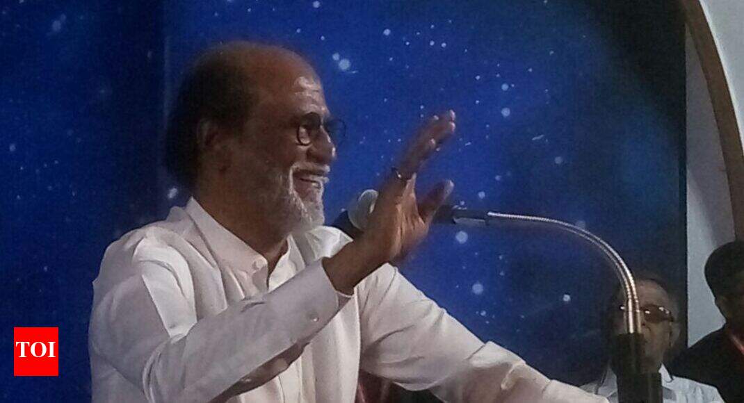 Rajnikanth’s political entry: Full text of his speech | Chennai News ...