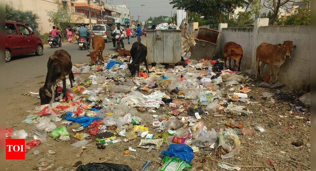 Garbage lies uncleared for almost two weeks. - Times of India