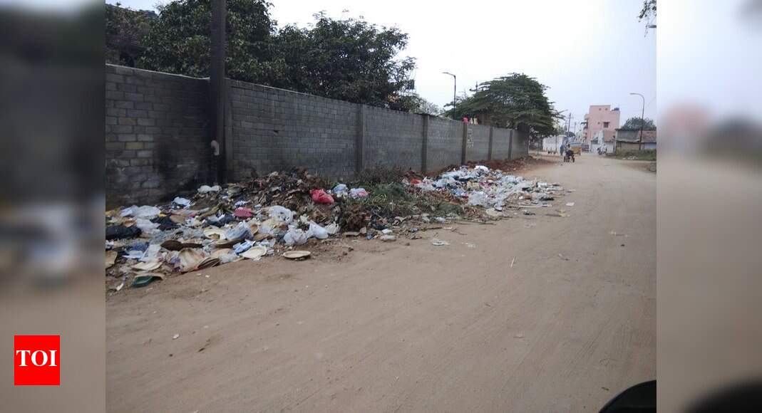 Garbage Piling up - Times of India