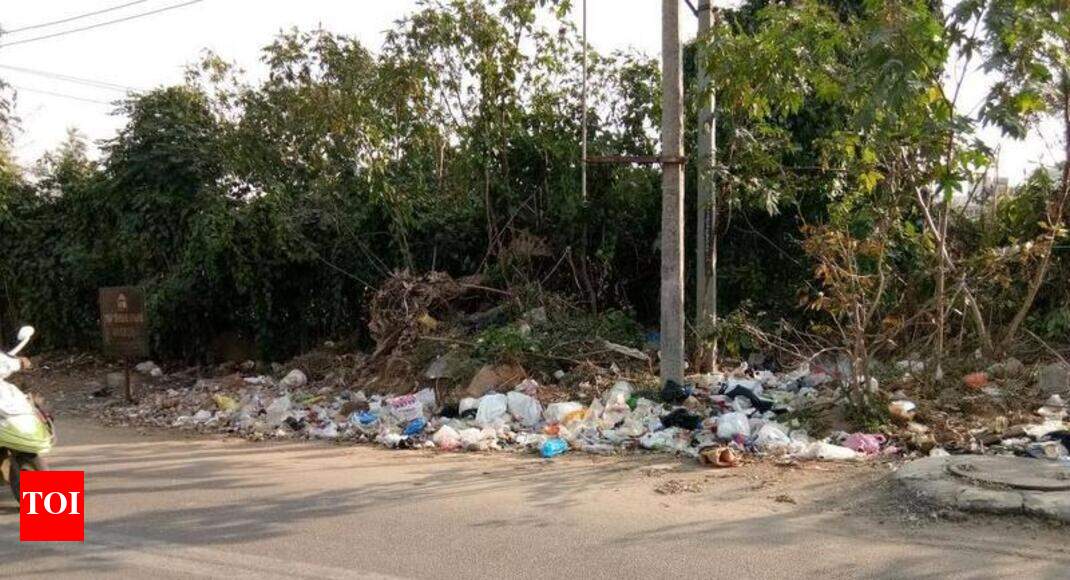 BBMP fails to clear garbage in Uttarahalli - Times of India