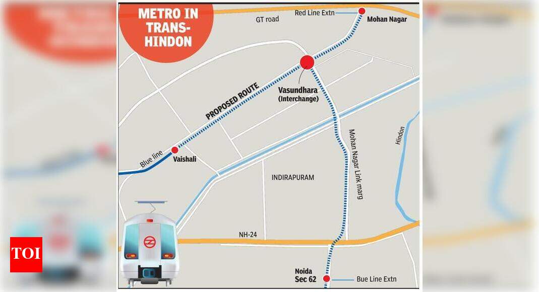 After Indirapuram, metro for Vasundhara | Noida News - Times of India