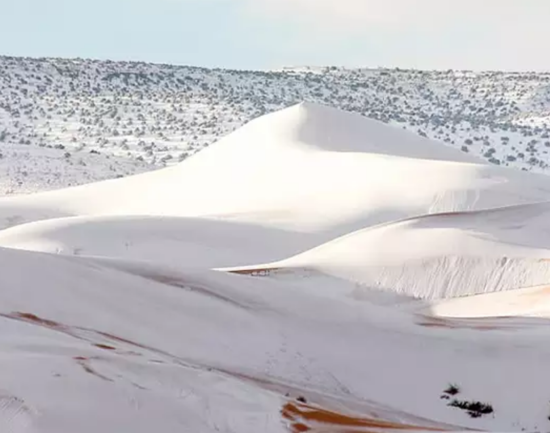 Sahara Desert Snow Snowfall In The Sahara Desert – GKToday