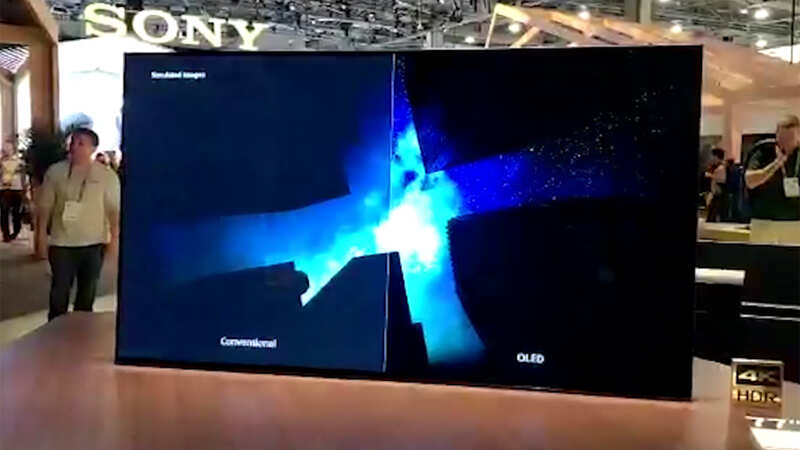 First Look: Sony XBR-A1E BRAVIA OLED TV | Gadgets Now