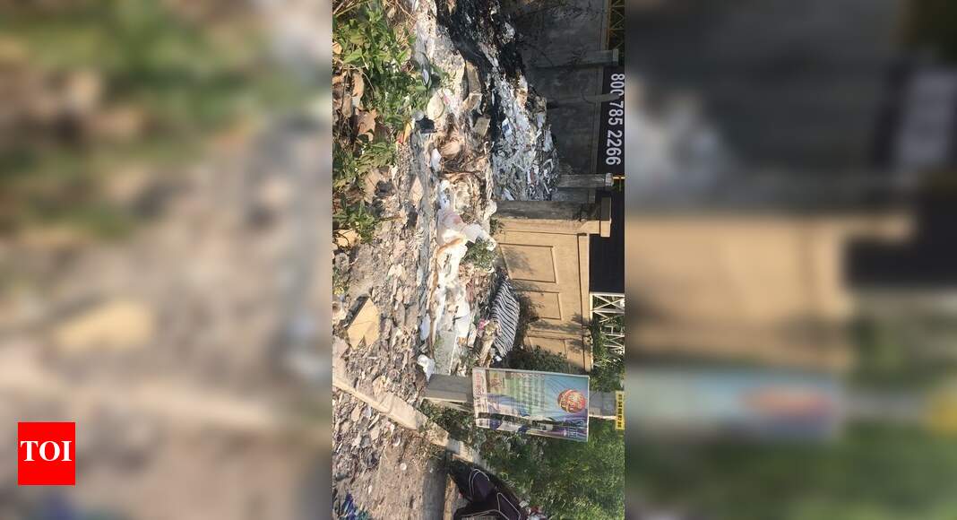 Garbage near Balewadi phata - Times of India