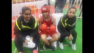 Bhondsi girl punches for gold in Serbia | Gurgaon News - Times of India
