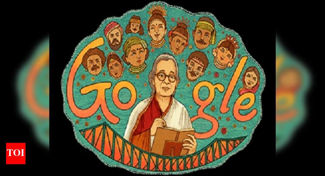 Google Doodle honours Mahasweta Devi on her 92nd birth anniversary ...