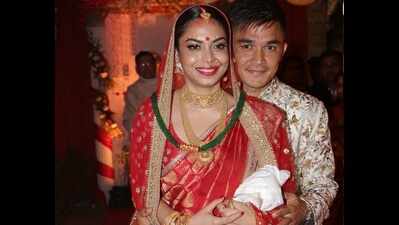 Life is beautiful after marriage: Sunil Chhetri | Kolkata News - Times ...