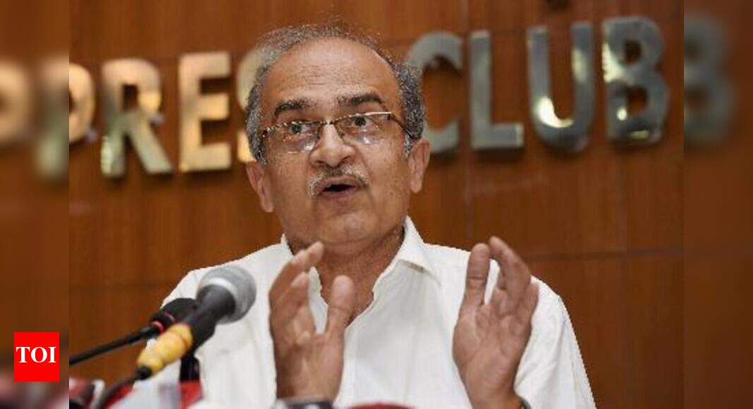 Charge Prashant Bhushan with contempt: Bar body chief | India News ...
