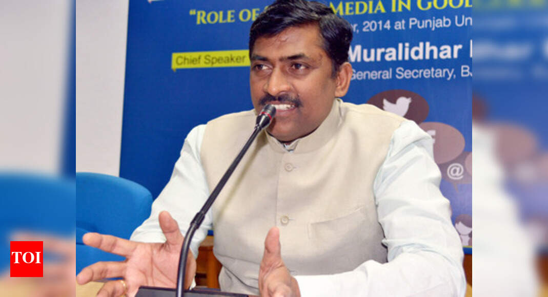 muralidhar rao - Times of India