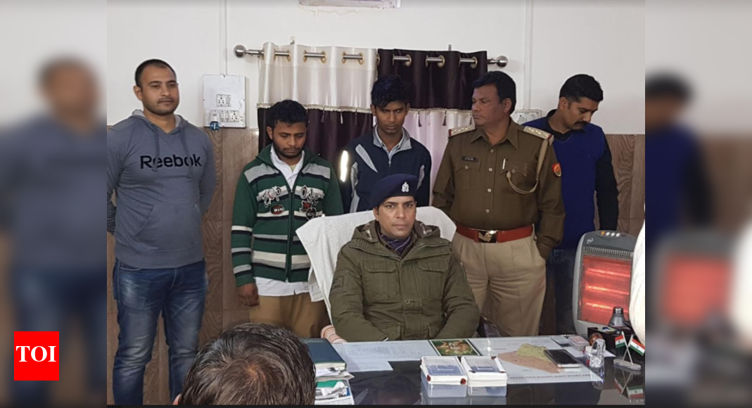Two held for making Rs 10 lakh extortion bid to businessman | Noida News - Times of India