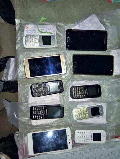 14 cellphones found in Dhrangadhra jail | Rajkot News - Times of India