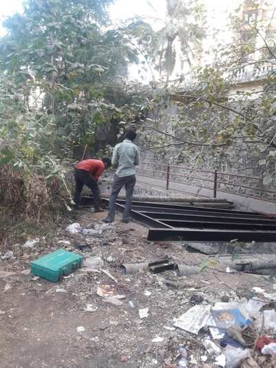 construction of road on gutter/ nalla - Times of India
