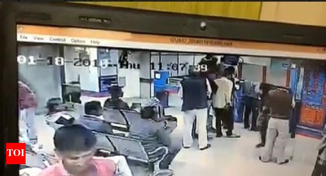 CCTV: Police reveals CCTV footage of bank theft | Rajkot News - Times ...