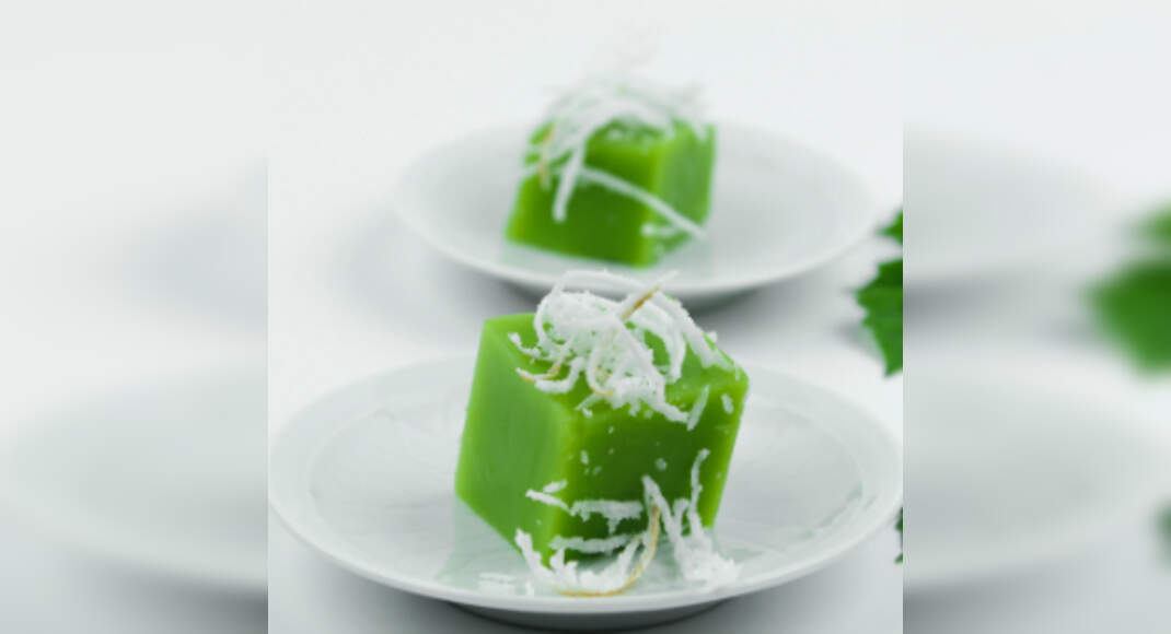 Green Coconut Pudding Recipe: How to Make Green Coconut Pudding Recipe ...