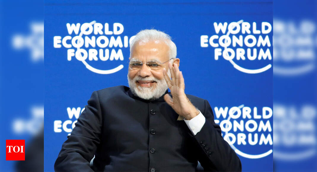Narendra Modi Davos speech: PM Modi draws crowd for keynote speech at ...
