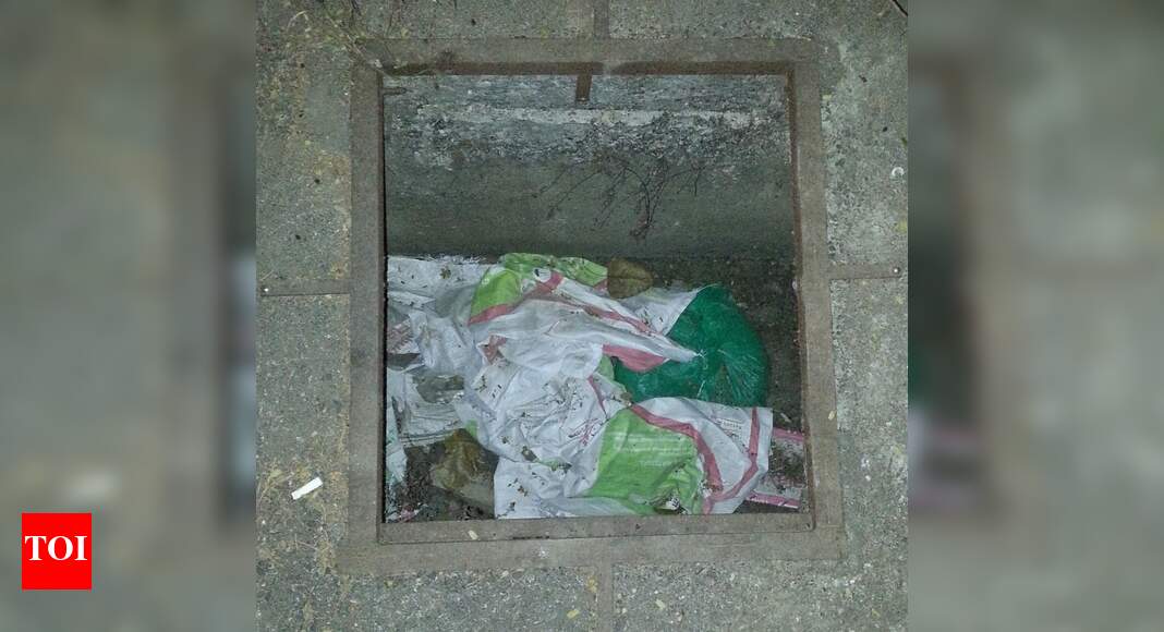 UNSAFE FOOTPATH - Times of India