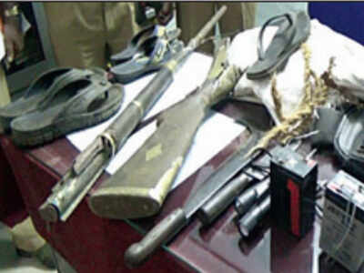 Assam Rifles seizes weapons in Manipur | Imphal News - Times of India