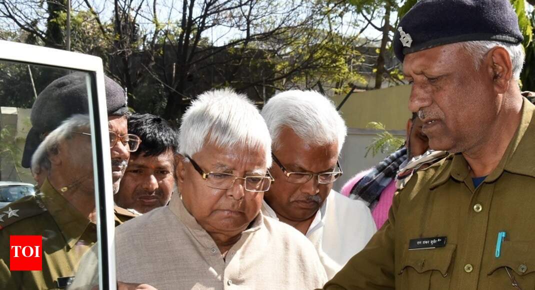 Lalu Yadav news: Lalu Prasad Yadav sentenced to five years in jail in ...