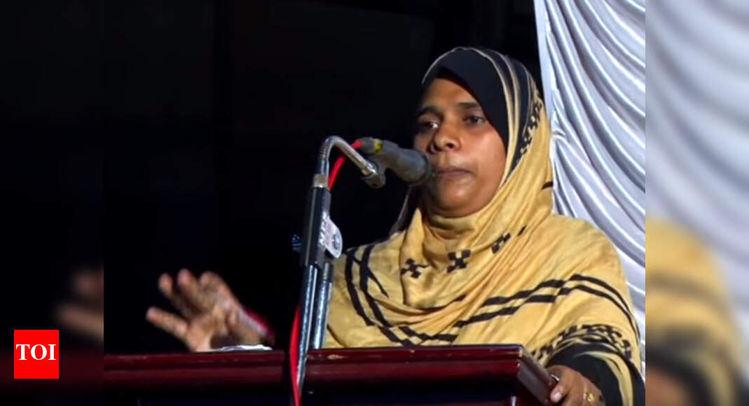 In a first, 34-year-old woman Imam leads Friday prayers in Kerala ...