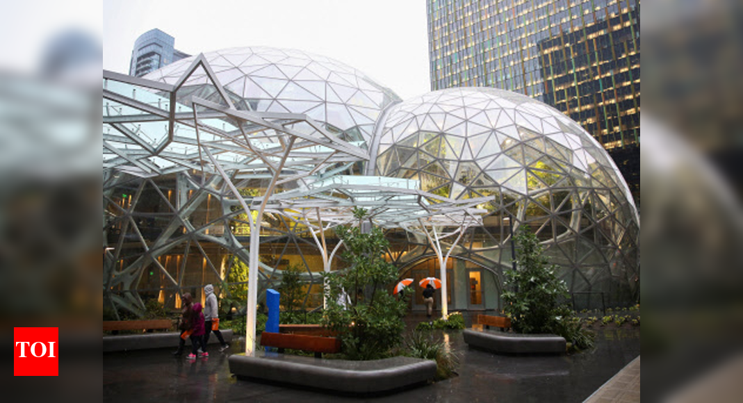 At this rainforest office, e-tail giant Amazon hopes ideas will bloom ...