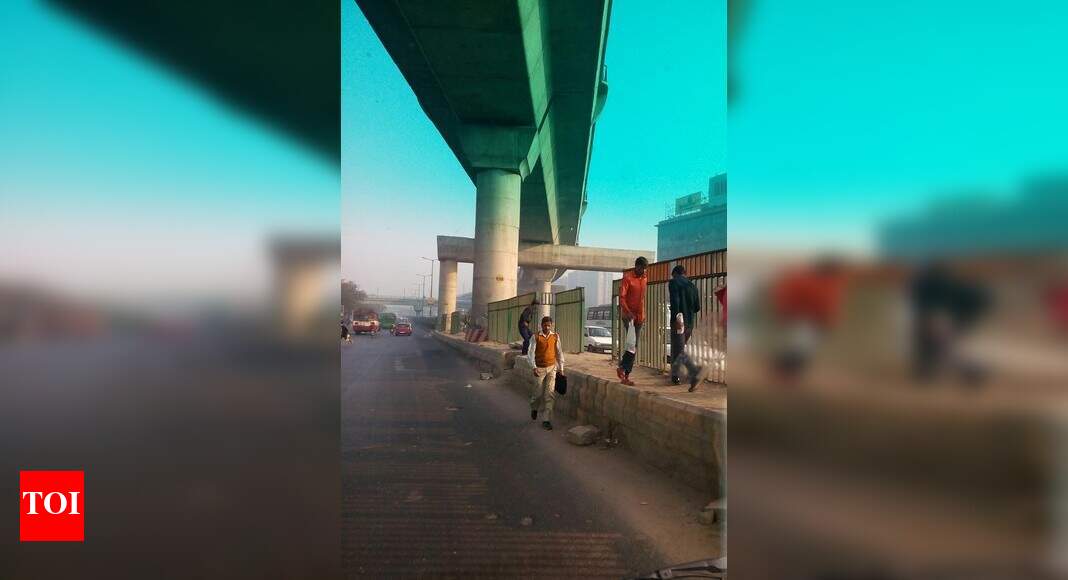 Broken central verge increasing accidents - Times of India