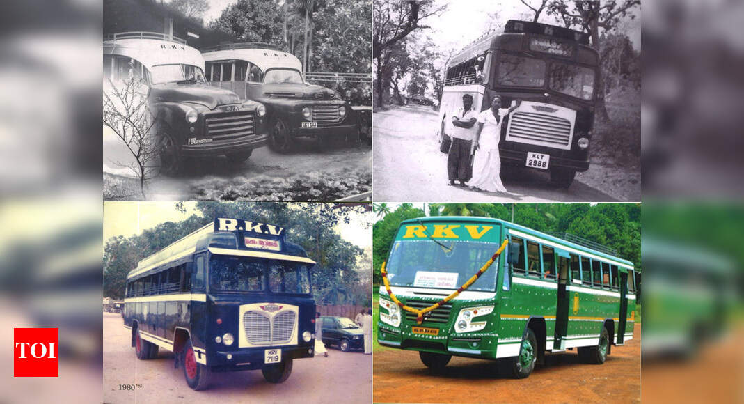Kerala Private Bus Colours: From superstars and tigers to red, blue and ...