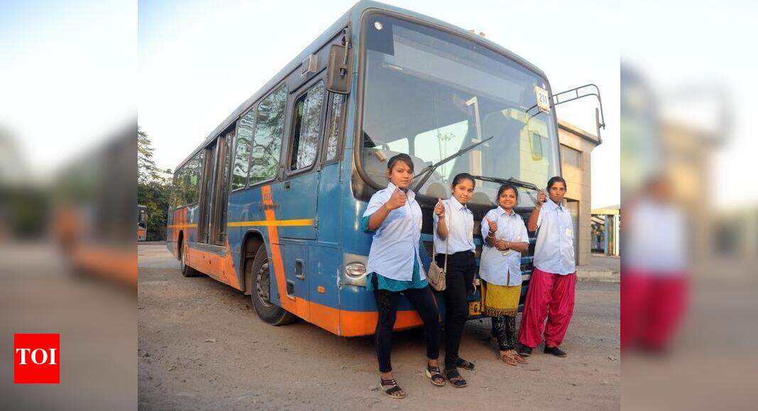 Women Bus Drivers: Driving gender equality: Women Training To Drive ...